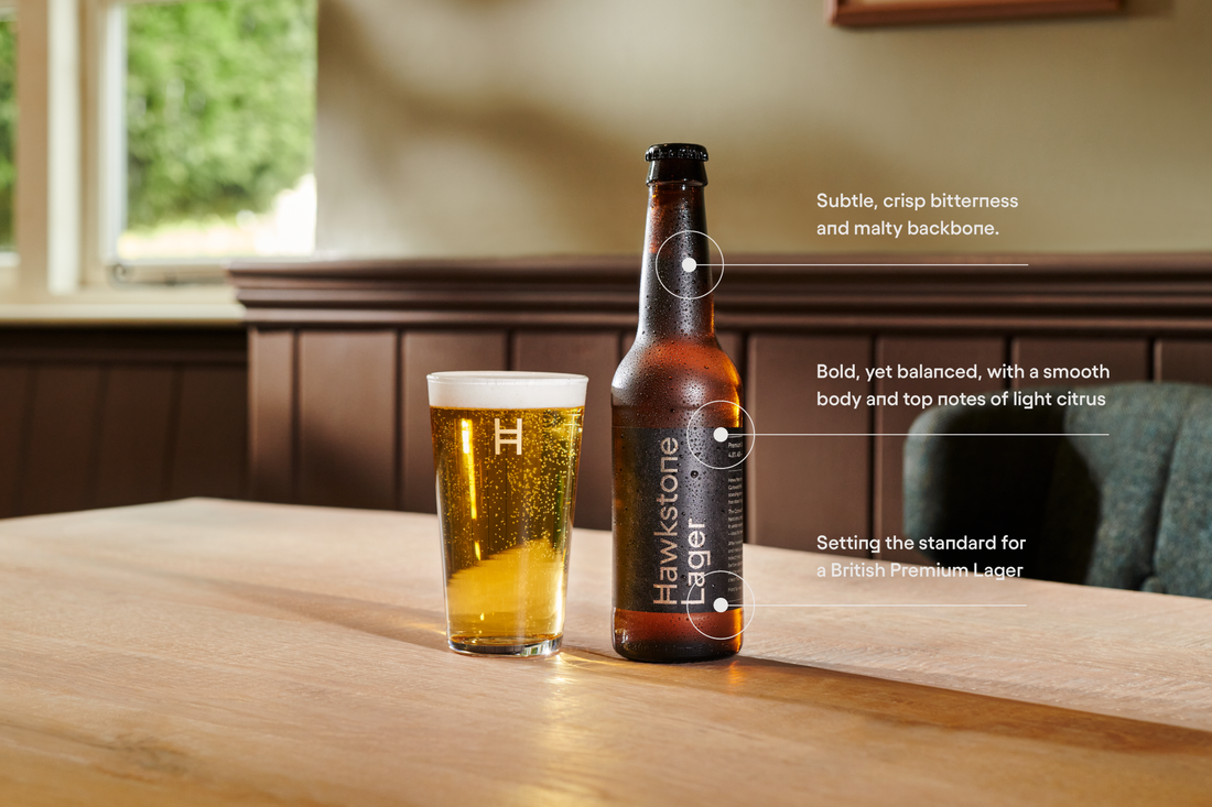 Buy Hawkstone Premium Lager 330ml Bottles | Hawkstone