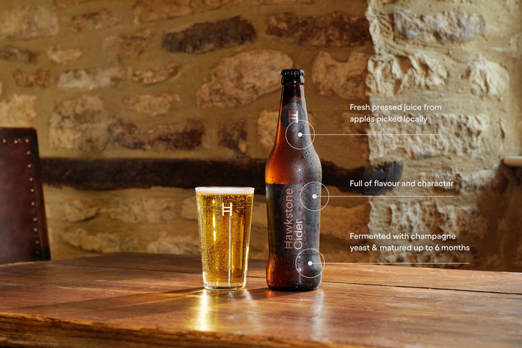 Hawkstone Cider - 500ml Bottles - Hawkstone
